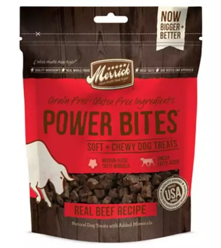 Merrick Power Bites Real Texas Beef, suguhan pelatihan anjing terbaik