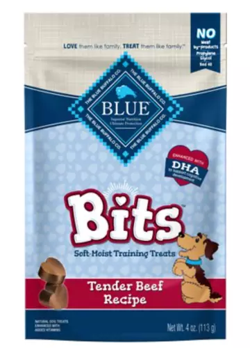 Blue Buffalo Blue Bits Training Treats, labākie suņu apmācības gardumi
