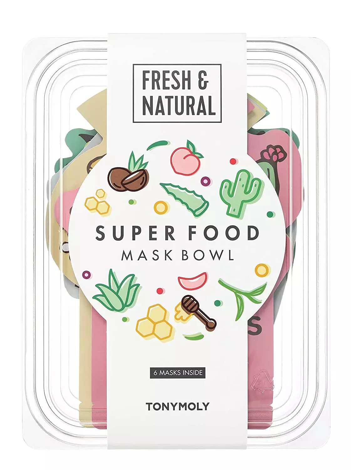 Tony Moly Super Food Maska do twarzy Zestaw misek