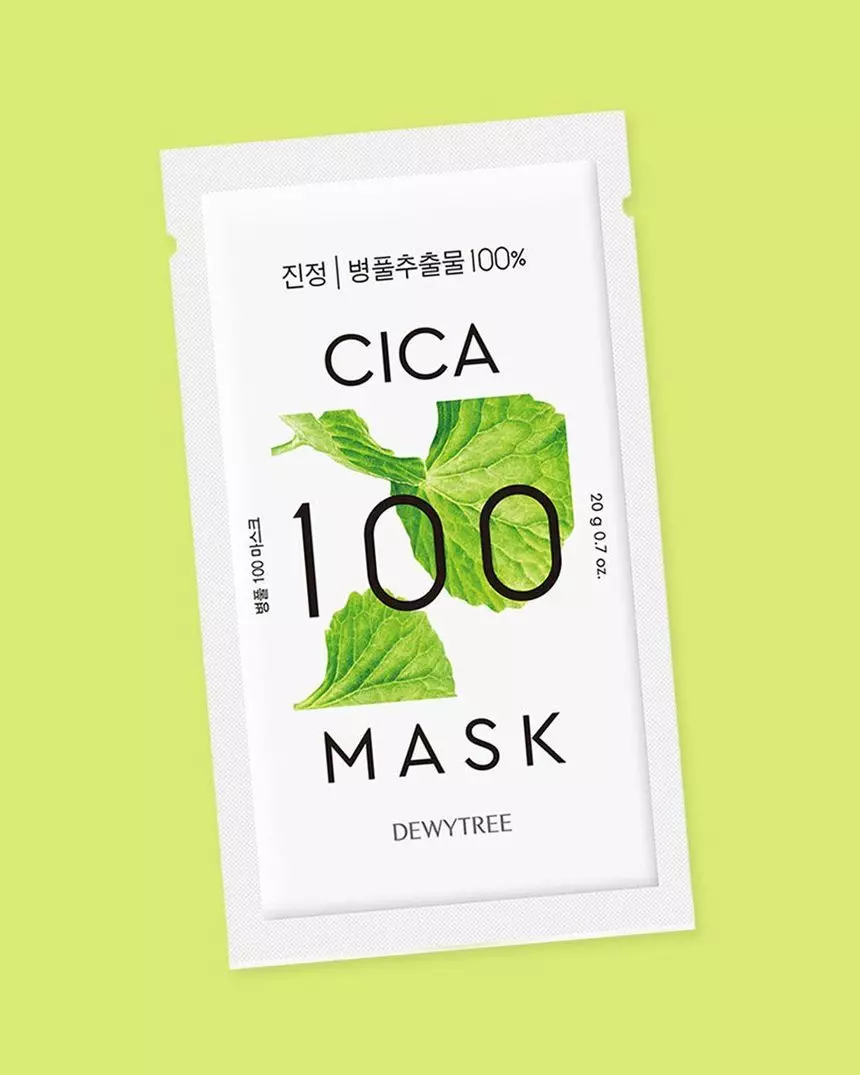 Dewytree Cica 100 Face Mask; mafi kyawun maskurin fuskar Koriya