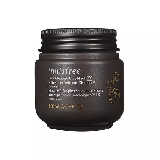 Innisfree Pore Clearing Clay Mask; pinakamahusay na Korean face mask