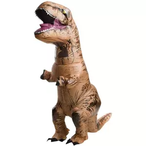 Ang Opisyal na Jurassic World Inflatable Dinosaur Costume ni Rubie