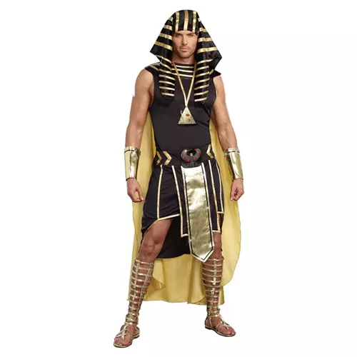 Dreamgirl Mens King of Egypt King Tut, лучшие костюмы на Хэллоуин в последнюю минуту