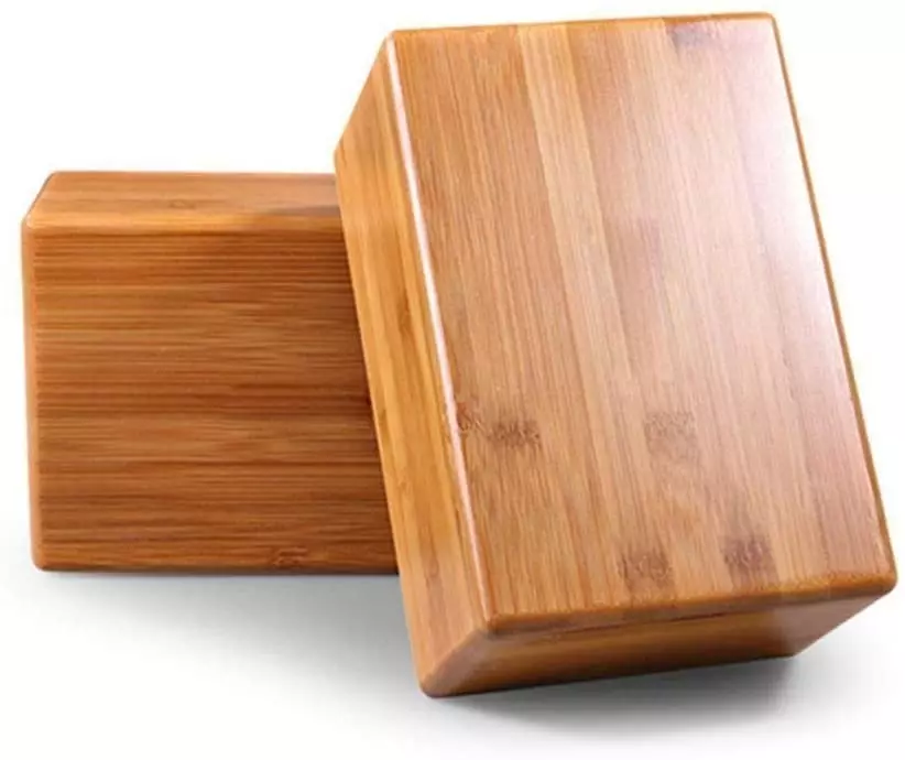 Wooden-Life Bamboo Yoga Blokea