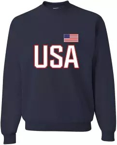 USA crewneck, εξοπλισμός Ολυμπιακών Αγώνων 2021