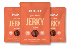 Moku plant-based jerky, pinakamahusay na beef jerky