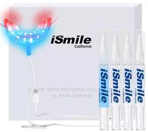 carregador de smartphone kit de clareamento dos dentes