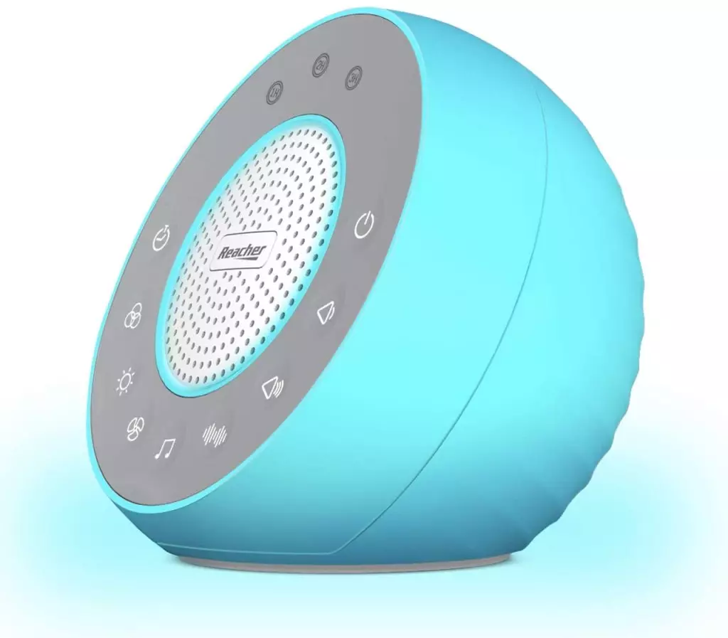 REACHER R2 White Noise Machine ir Naktinė lemputė