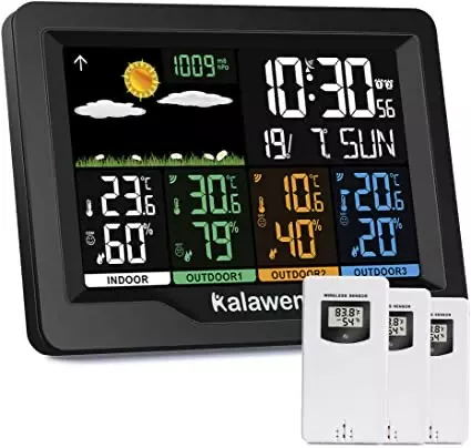 Thermomètre extérieur de la station météo de Kalawen