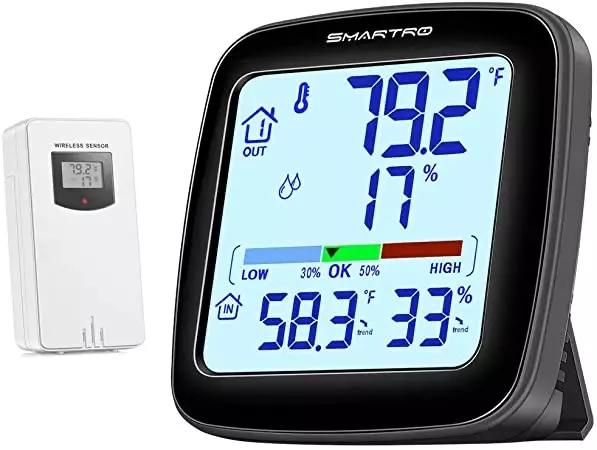 Smartro SC92 Ita gbangba Thermometer