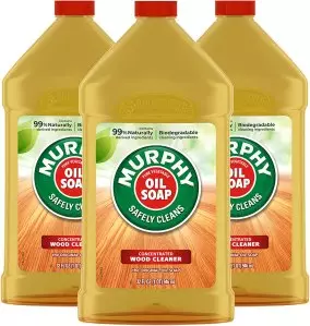 Murphy oil ဆပ်ပြာ၊ သစ်သားပရိဘောဂများကို သန့်ရှင်းနည်း