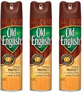 Old English furniture polish spray, auala e fufulu ai meafale laupapa