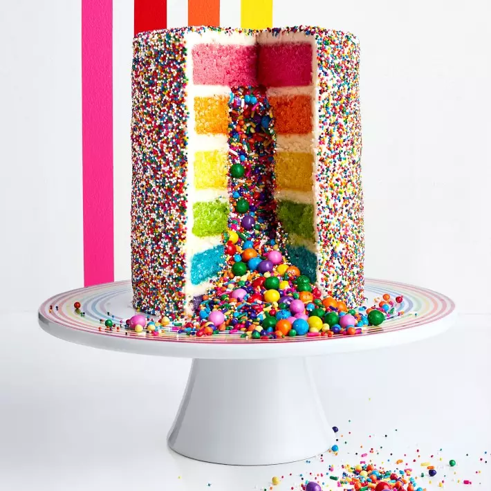 Zestaw do tortu z mąką Rainbow Explosion