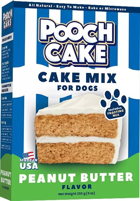Pooch Cake Wheat-Free Erdnussbotter Cake Mix & Frosting