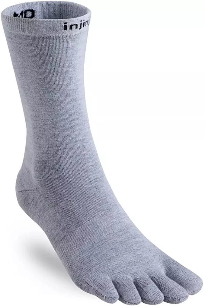 Injinji Nuwool Liner Crew Socks