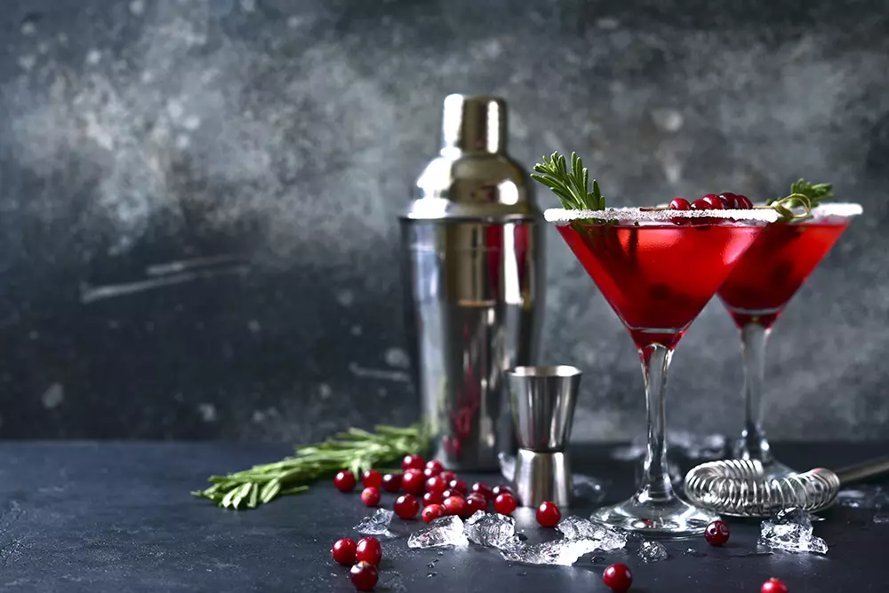 cranberry margarita, bêste winter cocktails