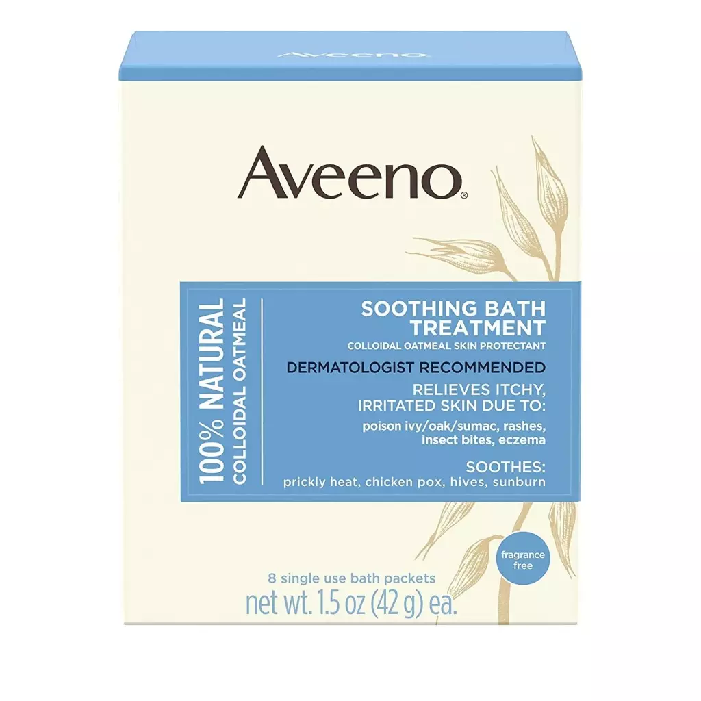 درمان حمام تسکین دهنده Aveeno، بهترین نمک حمام