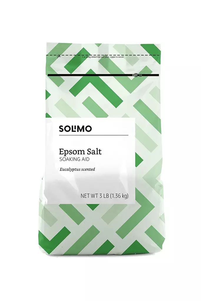Solimo Epsom Salt Soaking Aid, las mejores sales de baño
