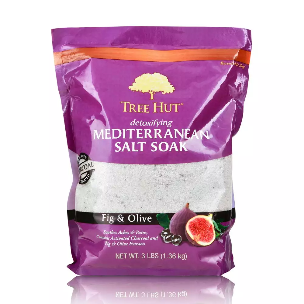 Tree Hut Detoxifying Salt Soak, ເກືອອາບນໍ້າທີ່ດີທີ່ສຸດ