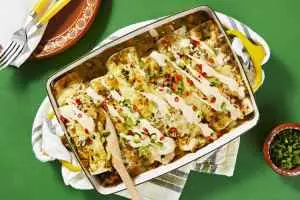 Salsa Verde Enchiladas, HelloFresh