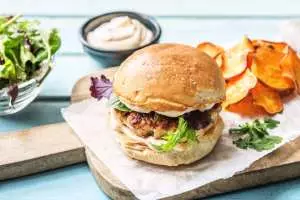 sriracha turkey burgers, HelloFresh