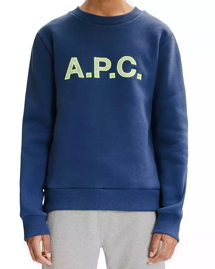 A.P.C-Mens-Hugues-Logo-pulóver