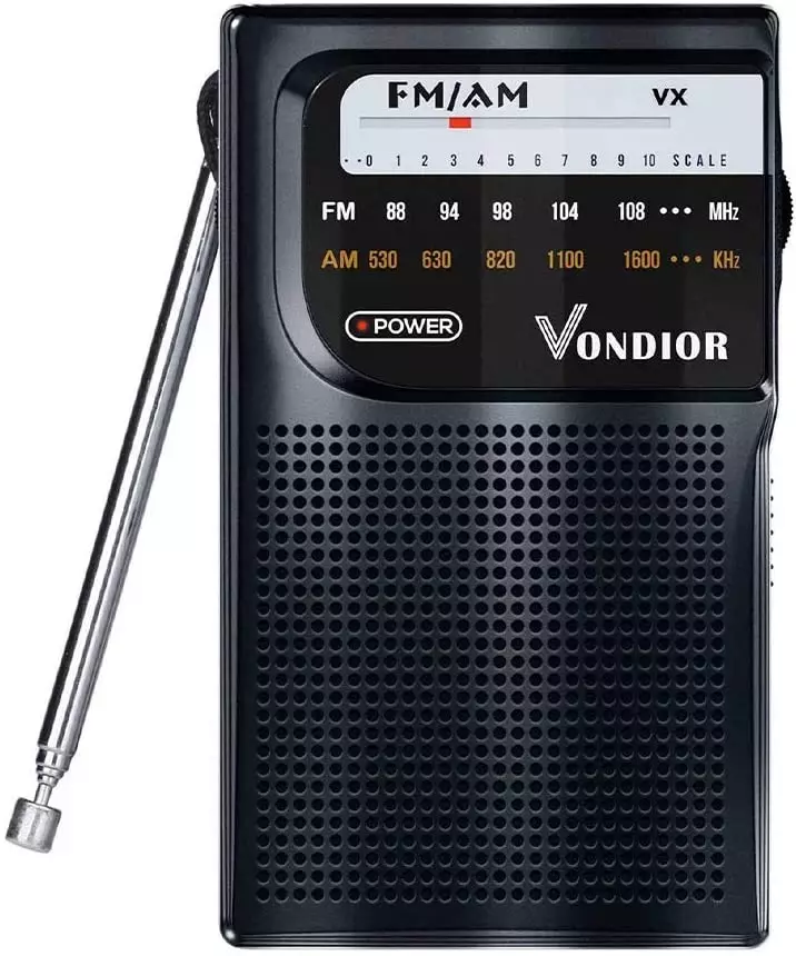 Nešiojamas AM FM radijas