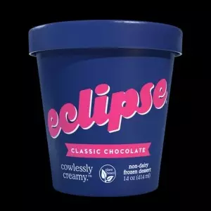 Классическое шоколадное мороженое Eclipse на растительной основе, лучшее веганское мороженое