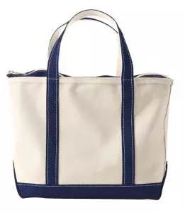 canvas hnab nkoj thiab tote zip