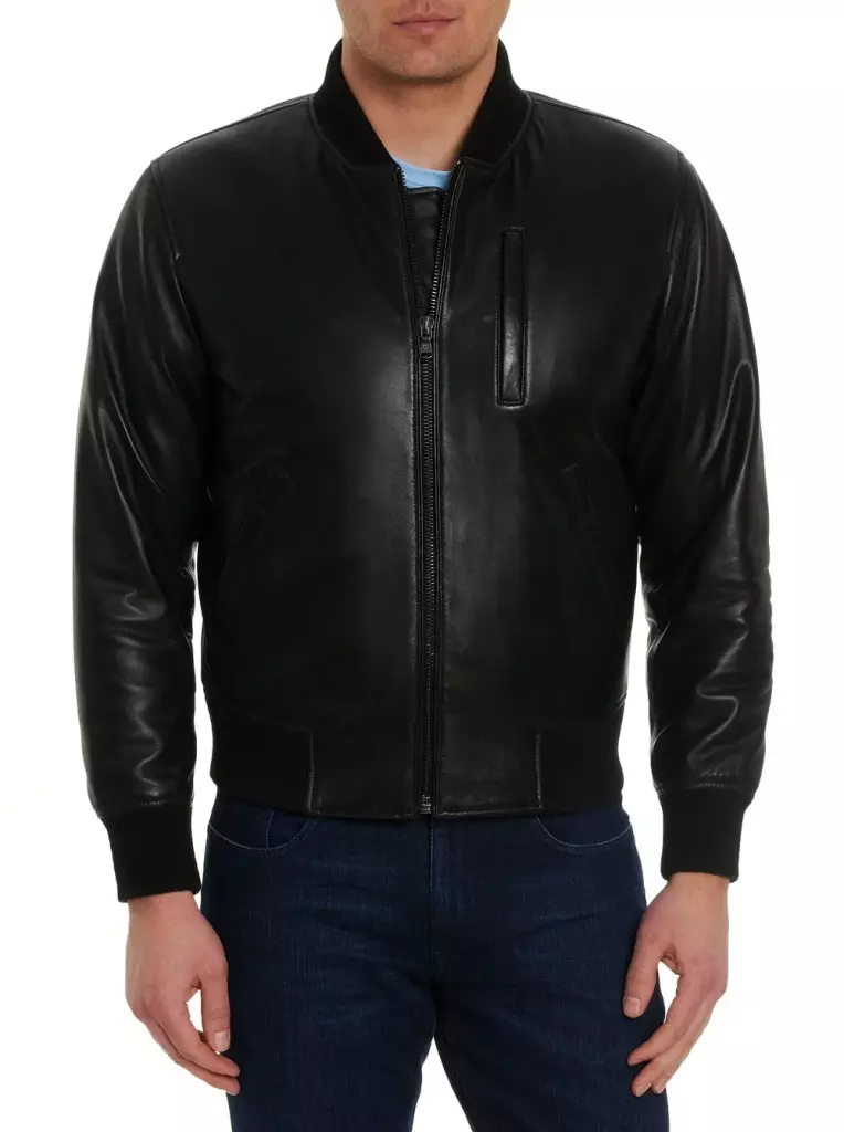 Лепшая мужчынская скураная куртка Robert Graham RG Voyager Leather Outerwear