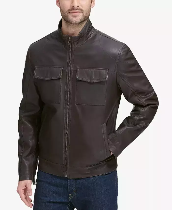 cole-haan-couro-camião-jaqueta-melhores-jaquetas masculinas