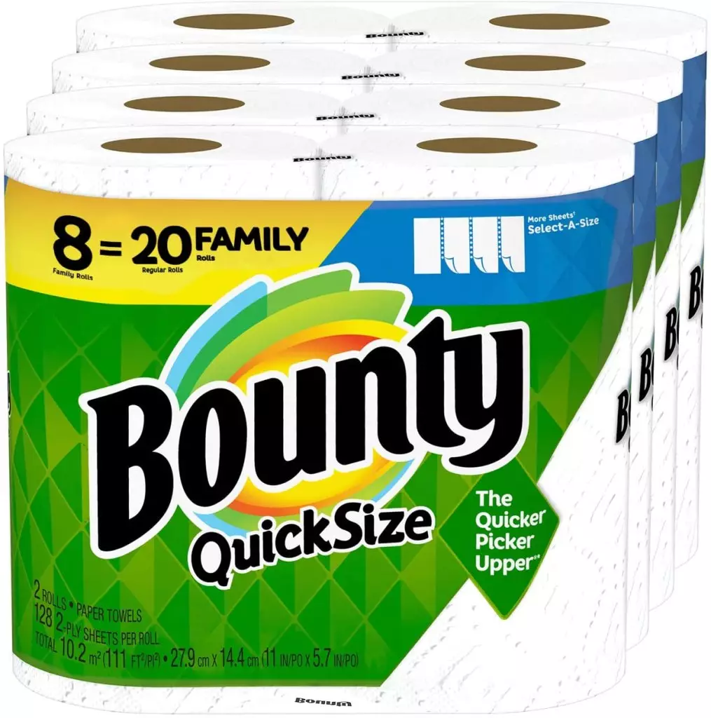 bounty papīra dvieļi
