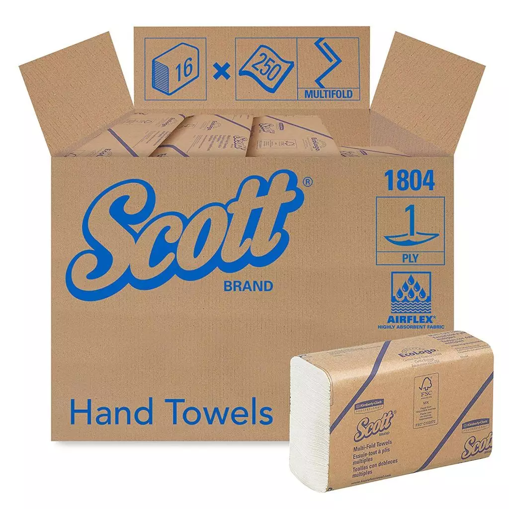 Toallas de papel multiplegadas Scott Essential
