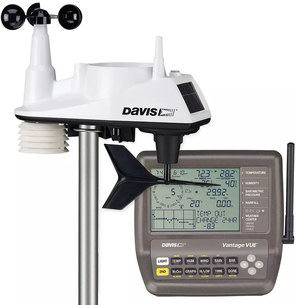 Davis Instruments 6250 Vantage Vue bezvadu meteoroloģiskā stacija