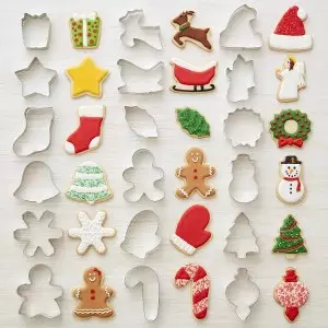 Wilton iholide cookie cutter iseti, iicookie cutters