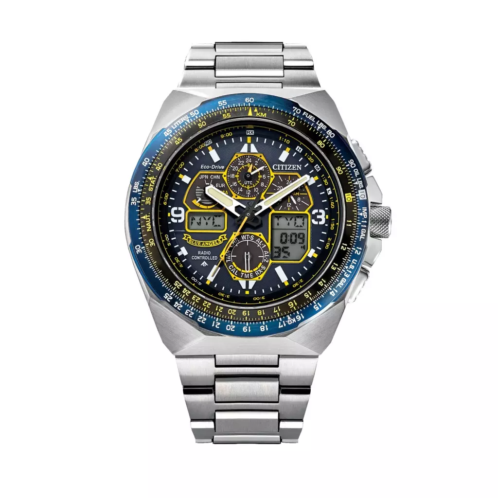 Citizen-Promatster-Blue-Angels-chronorgraph-JY81821-56L-jauns-vīriešu pulkstenis