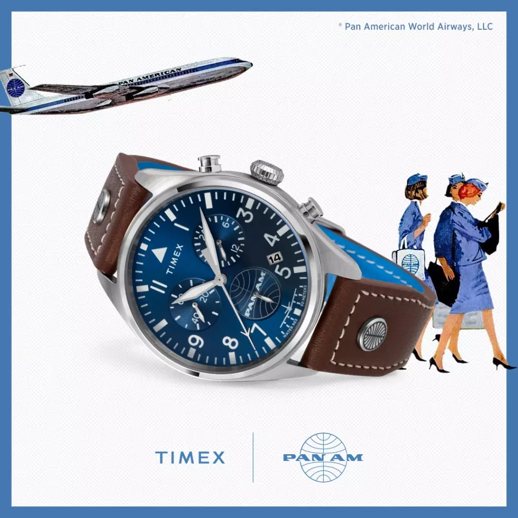 Timex X Pan Am የተወሰነ እትም ይመልከቱ