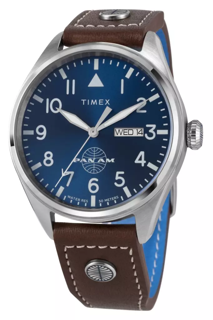 Timex X Pan Am data eguneko erlojuaren aurkezpena