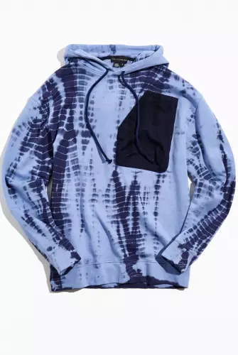 David Catalán Shibori Tie Dye hættetrøje sweatshirt