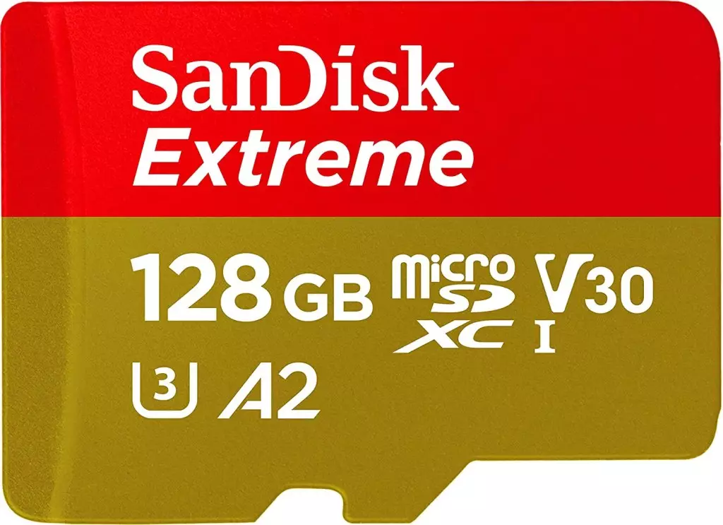 128 GB SanDisk Ikabije, amakarita meza ya microsd