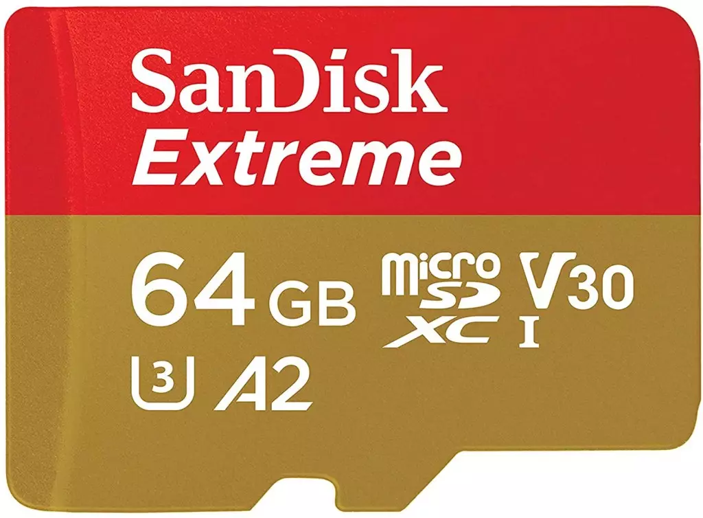 64 GB SanDisk Ikabije, amakarita meza ya microsd