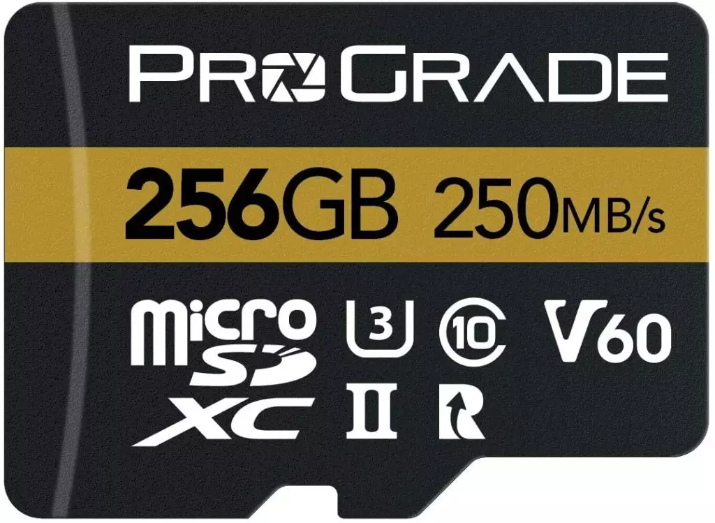 256 GB ProGrade Ikarita ya MicroSD