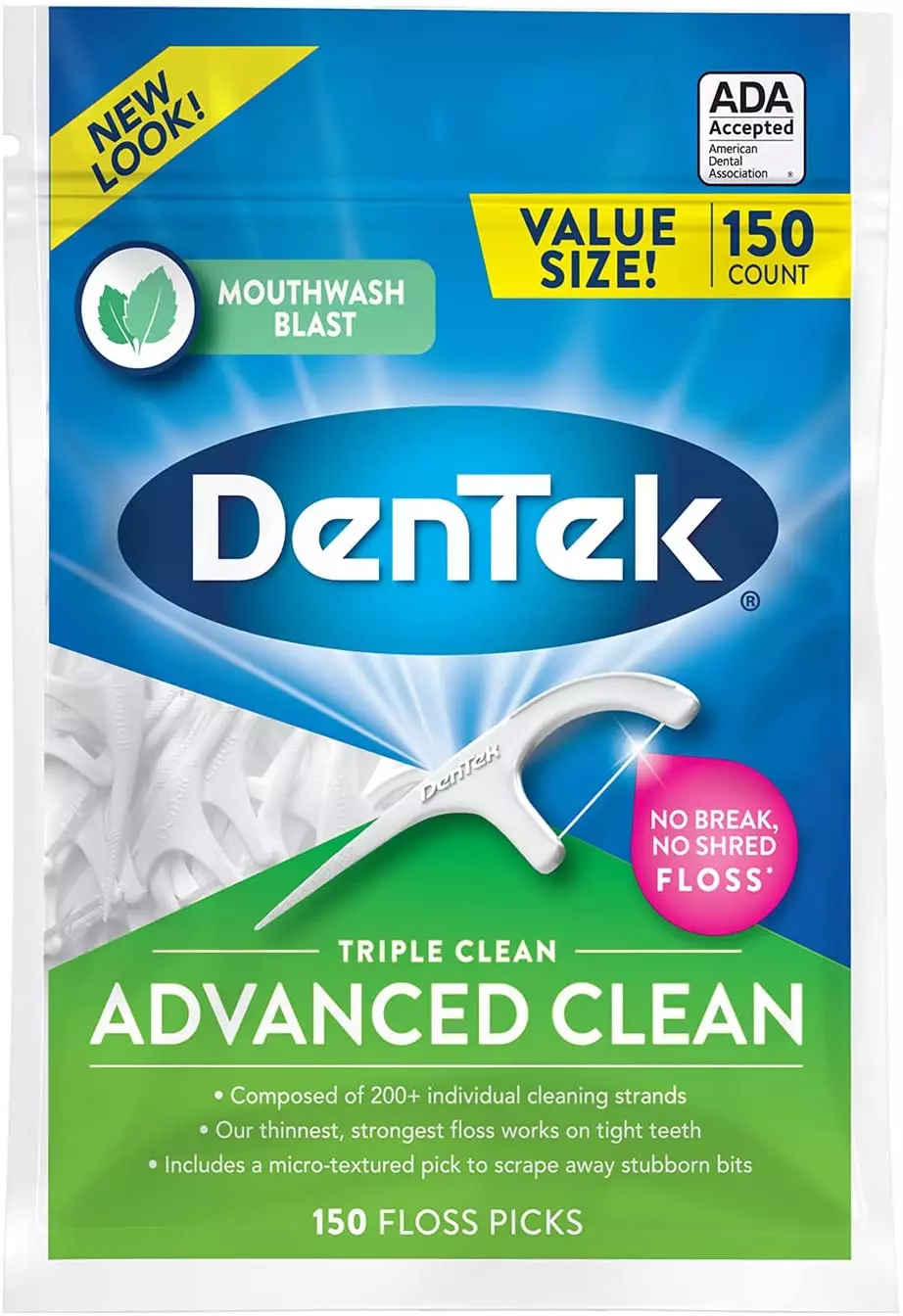 DenTek Triple Clean Advanced Clean Floss ရွေးချယ်မှုများ