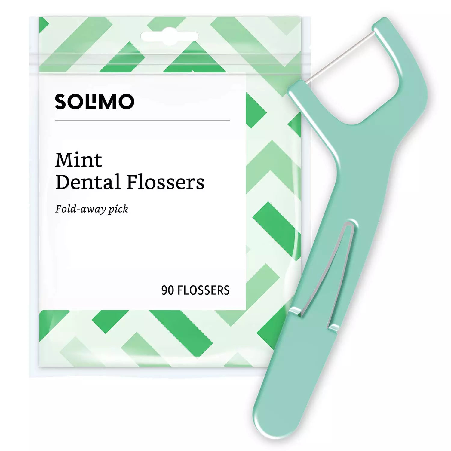 ඇමේසන් සන්නාමය Solimo Mint Dental Flossers