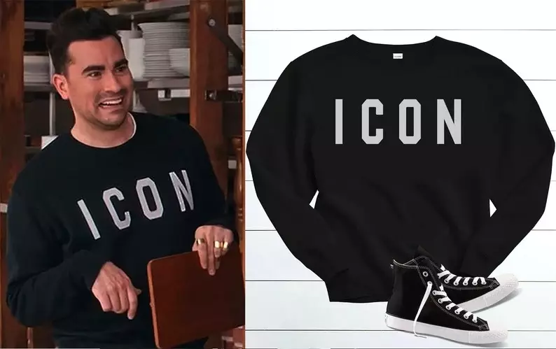 mariadesignart-schitts-Creek-David-icon-sweatshirt