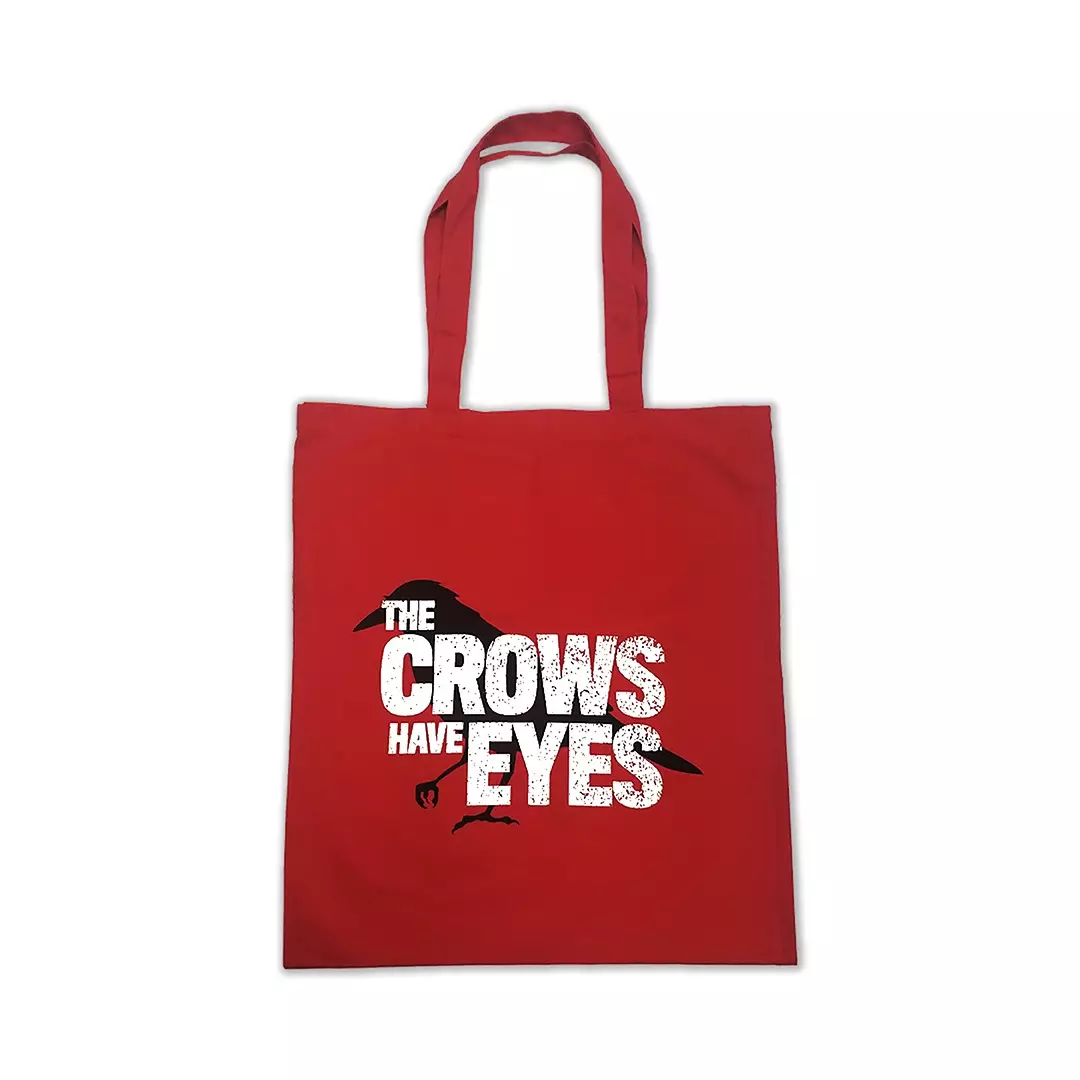 el-cuervo-tiene-ojos-tote-bag, guía de regalos de schitt's creek