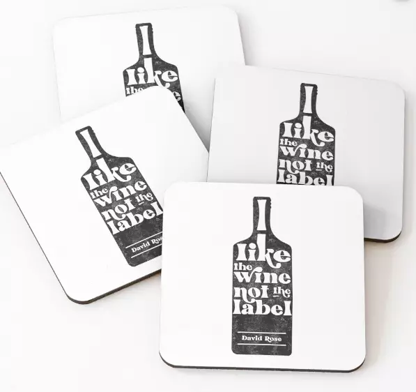 wine coasters schitt's creek