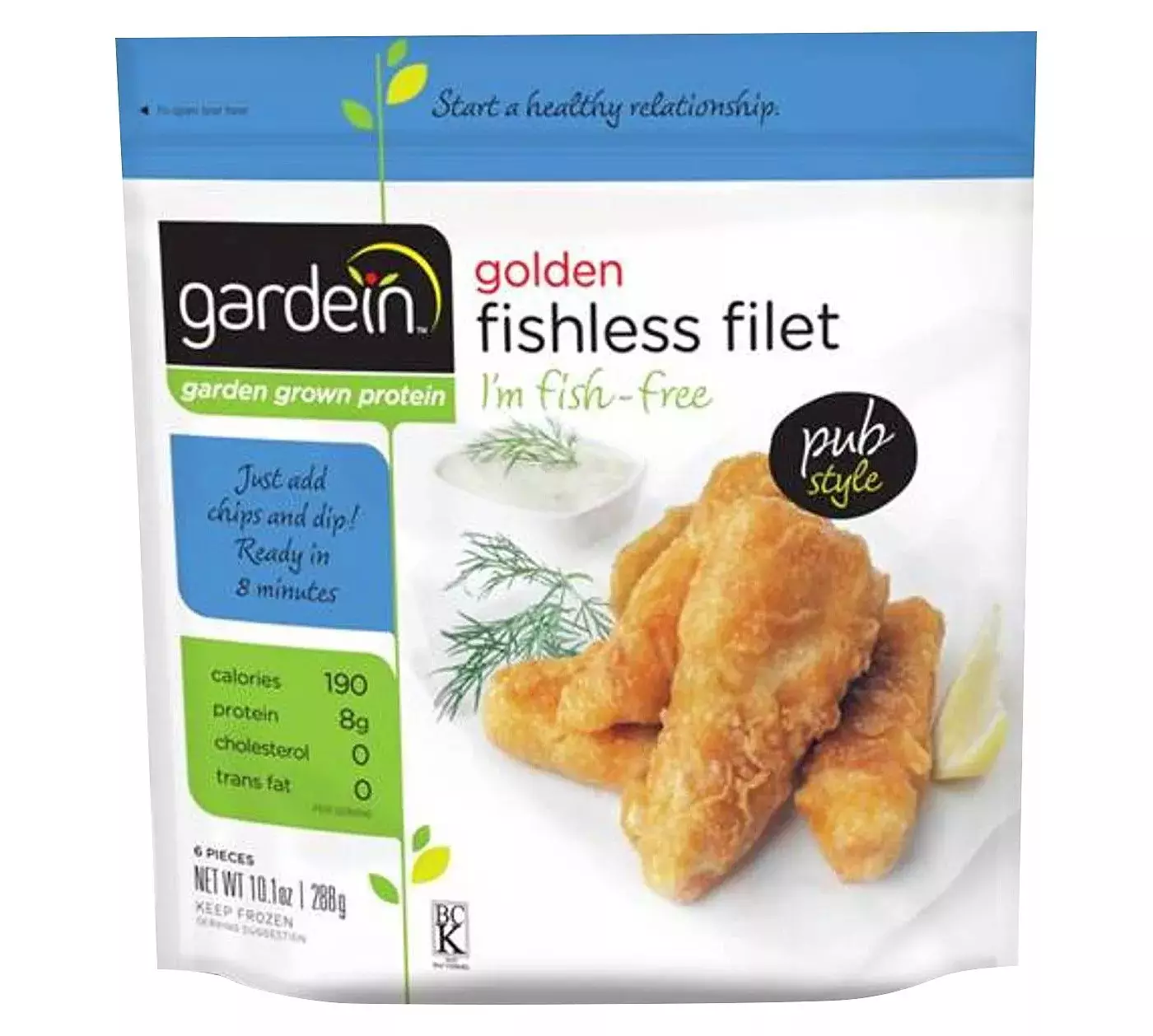 የአትክልት ወርቃማው የቀዘቀዘ Fishless Filet