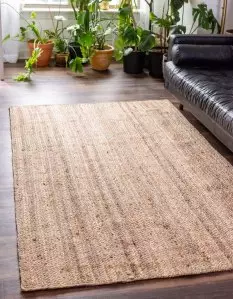 最好的天然纤维地毯独特的织机