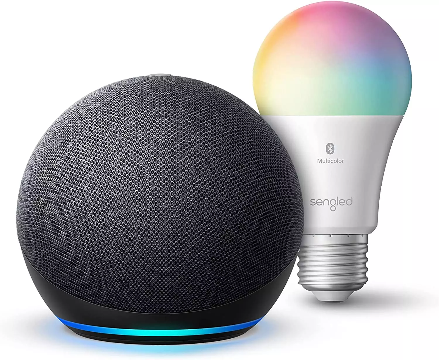 Amazon Echo Dot Dengan Cahaya Cerdas